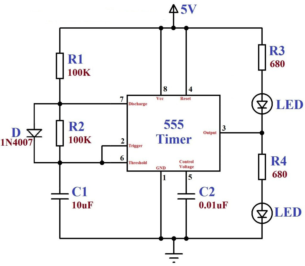 Skema Lampu Strobo Ic 555 Ruang Ilmu Skema Lampu Strobo Ic 555 Ruang Ilmu