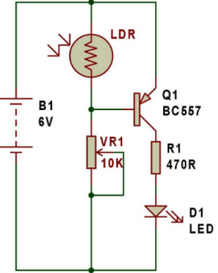 Cara Membuat Rangkaian Sensor Cahaya Sederhana Menggunakan LDR
